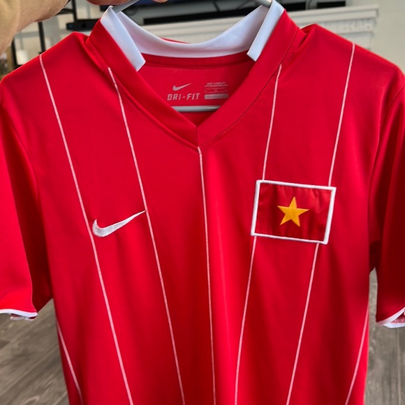 Nike | Shirts | Nike Soccer Jersey Red Blank Large | Poshmark